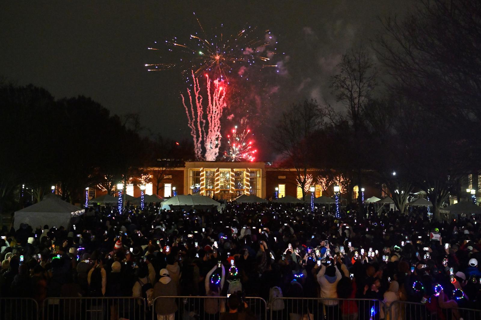A Hopkins Tradition: Lighting of the Quads | Johns Hopkins University ...